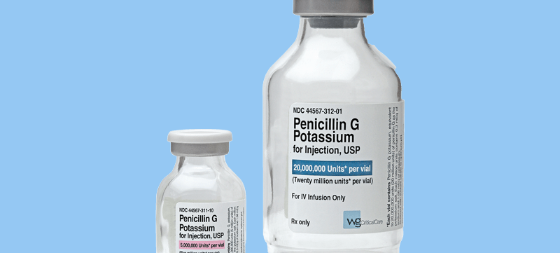 Penicillin G Potassium for Injection, USP – WG Critical Care