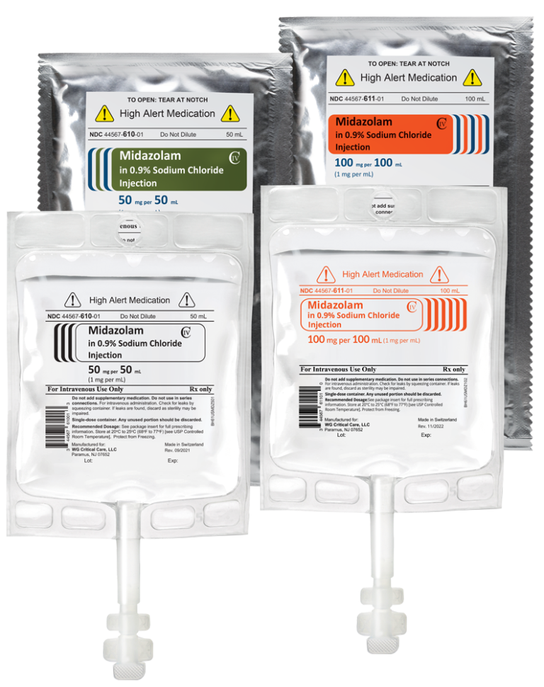 Midazolam in 0.9 % Sodium Chloride Injection – WG Critical Care